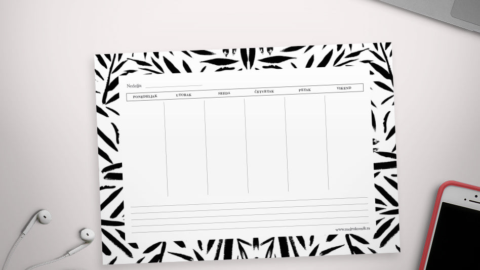 Stoni planer na poklon – Moj rokovnik