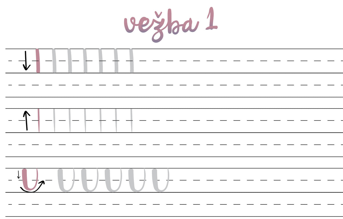 Vežbe za lepše pisanje – Moj rokovnik