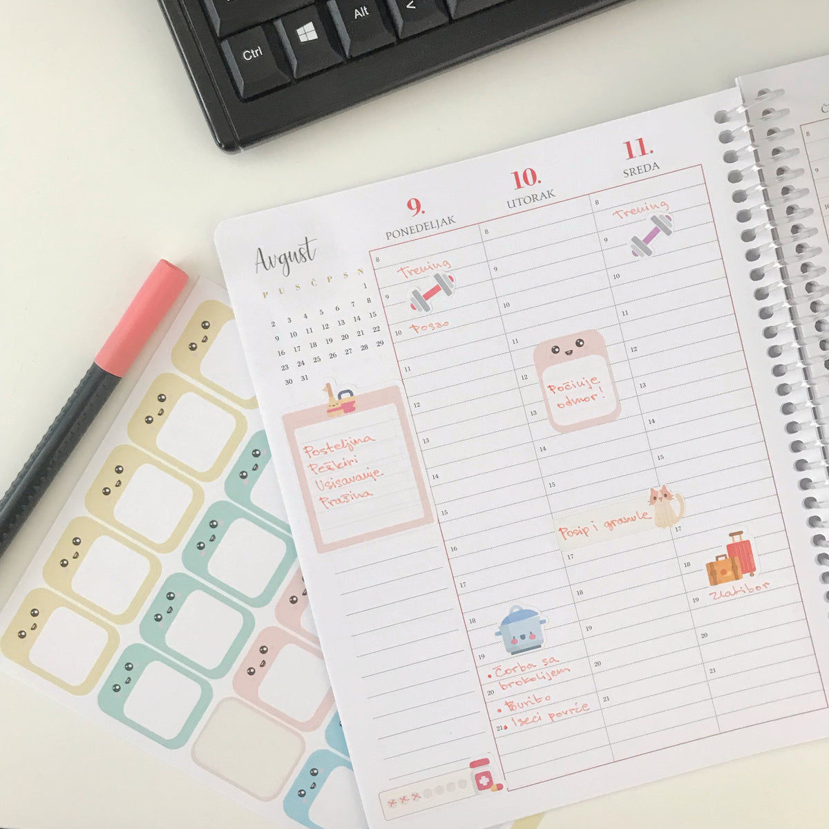 Putovanje - stikeri – Moj rokovnik